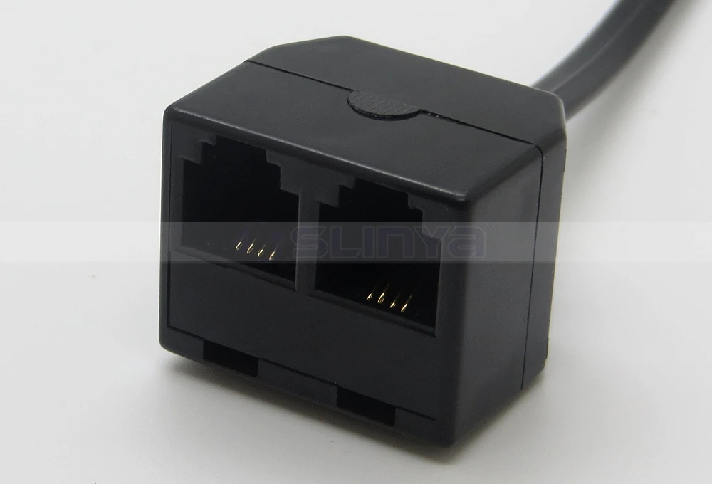 Rj11 Splitter 6p4c Telephone Wall Adapter And Separator For Landline ...