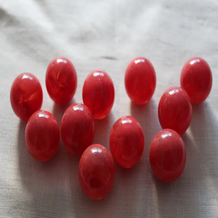 35mm Red Glass Marbles Colour Shiny Round Glass Ball For Wholesale ...