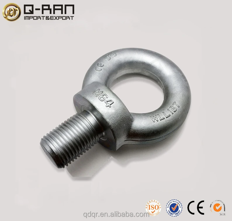 Heavy Duty Galvanized Din 580 Lifting Eye Bolt - Buy Din 580 Eye Bolt ...