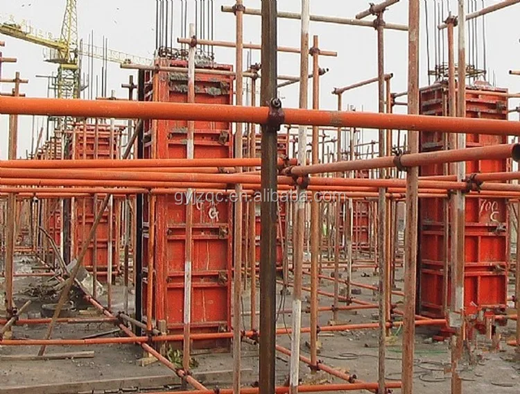 Steel Round and Rectangle Concrete Column Forms for Construction/Curved ...