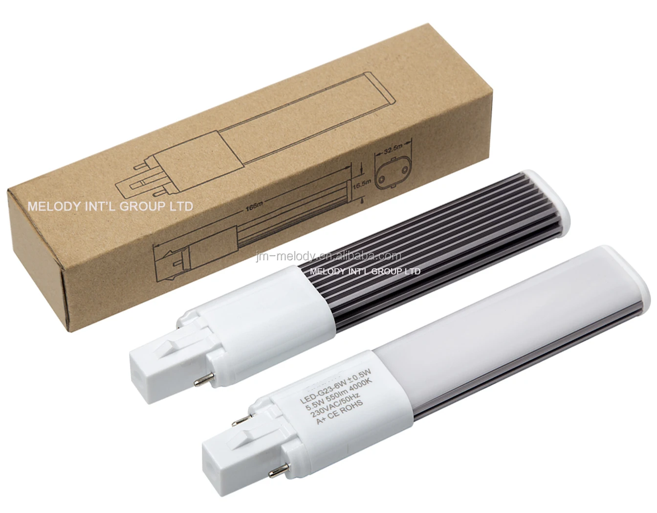 6W G23 LED PL Lamp - Efficient Replacement for 13W CFL