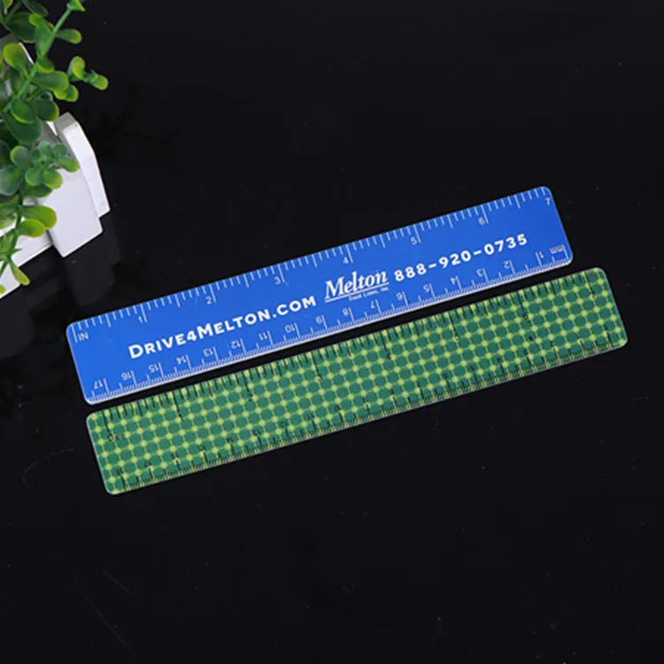 Promotional Ruler Custom Logo Kid Printed Gift Safe Plastic Ruler For ...