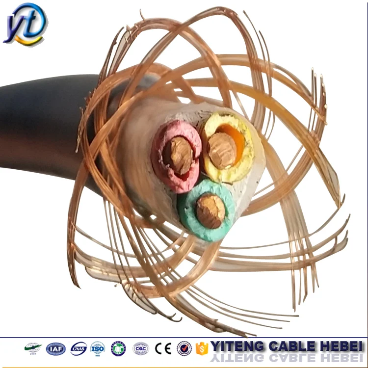 Xlpe 4cx4mm2 4 Core 4mm2 Copper Shielded Cables - Buy Xlpe 4cx4mm2,4 ...
