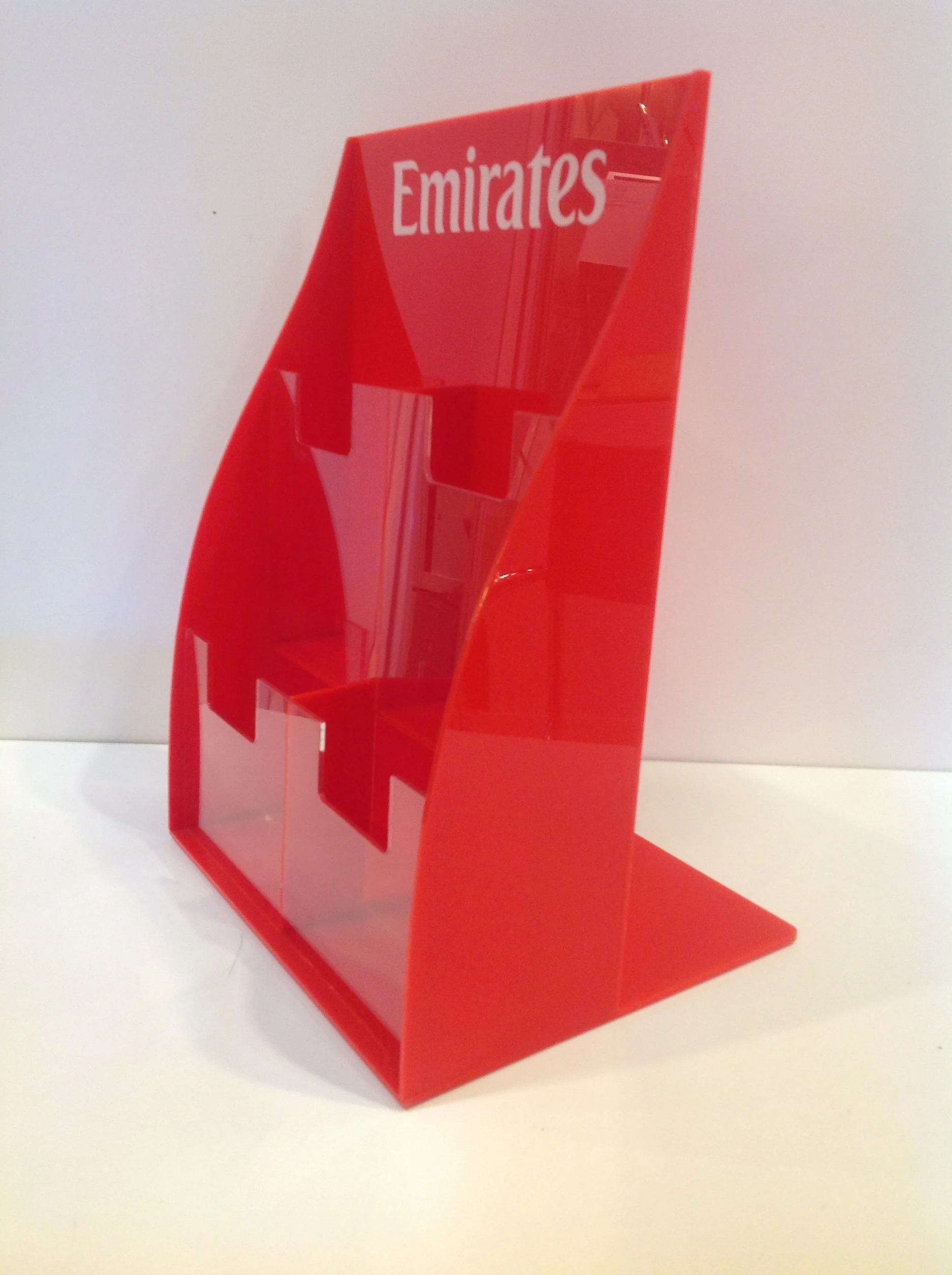 Custom Desk Top Acrylic Display Clear Acrylic Brochure Holder With Lid ...