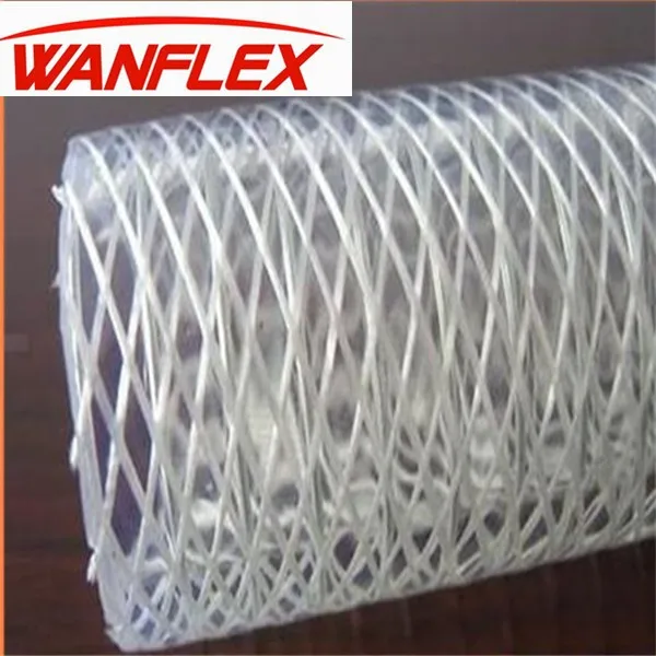 6mm Plastic Flexible Water Hose White Pvc Braid Fiber Garden Water Pipe ...