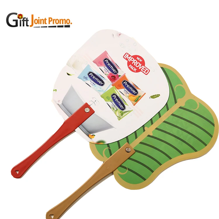 Custom Printed Plastic Hand Fan Handles - Promotional Gifts