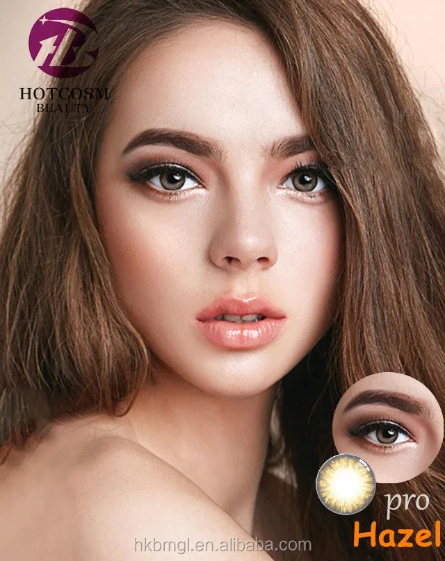 Pro Series Khaki Color Contact Lenses Cute Contact Lens Tri Contact ...