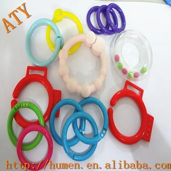 Colorful Round Plastic Ring For Baby Toy And Book - Buy Plastic Ring ...