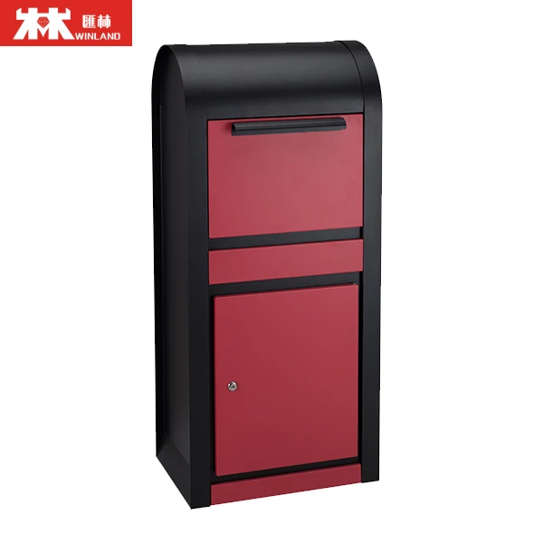 Galvanized Steel Outdoor Package Parcel Box Parcel Delivery Box With ...