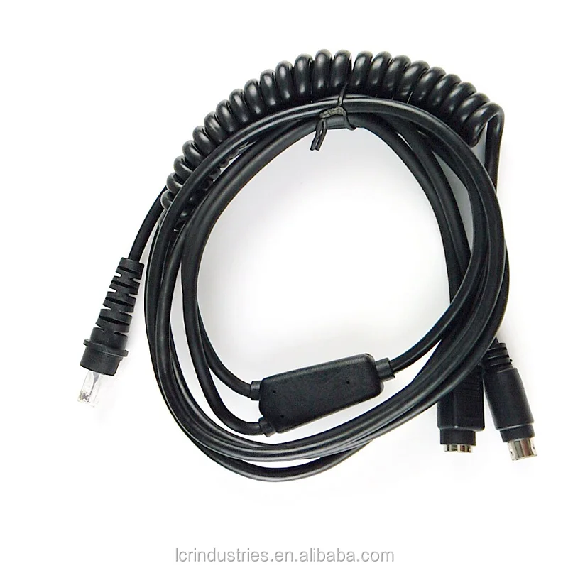 Black Type A 2.9m Honeywell Coiled Host Power Cable 53-53235-n-3-fr ...