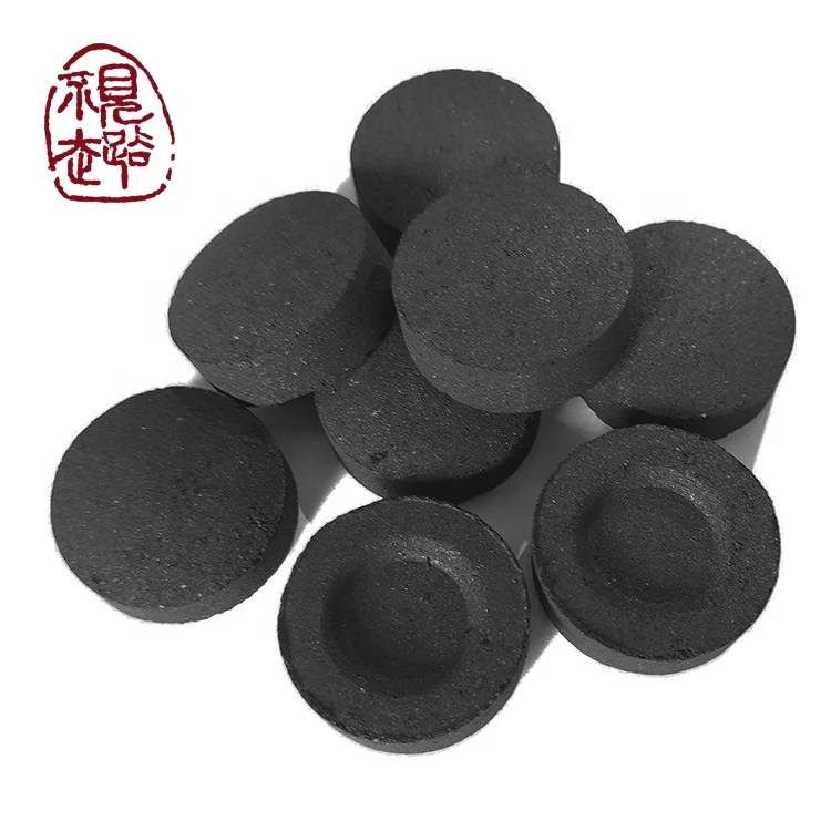 Custom Packaging Box 40mm Round Shisha/hookah Charcoal Fruitwood