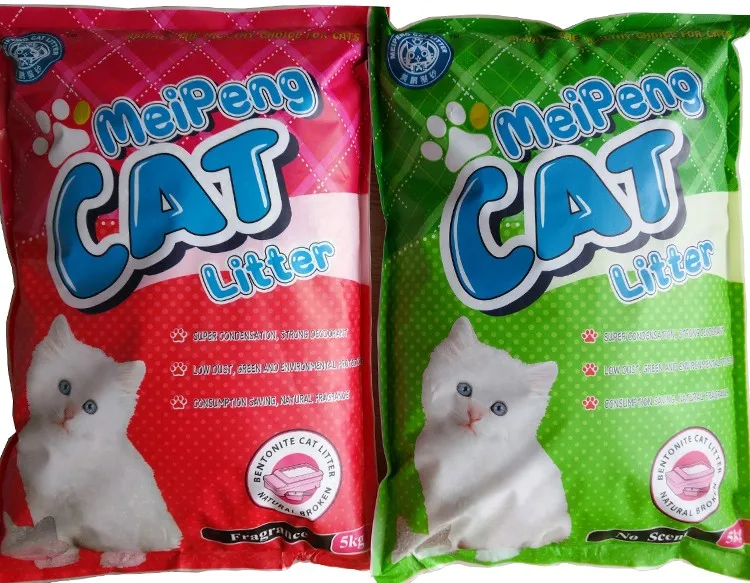 High Quality 100% Sodium Bentonite Clay Cat Litter Sand With Strong ...