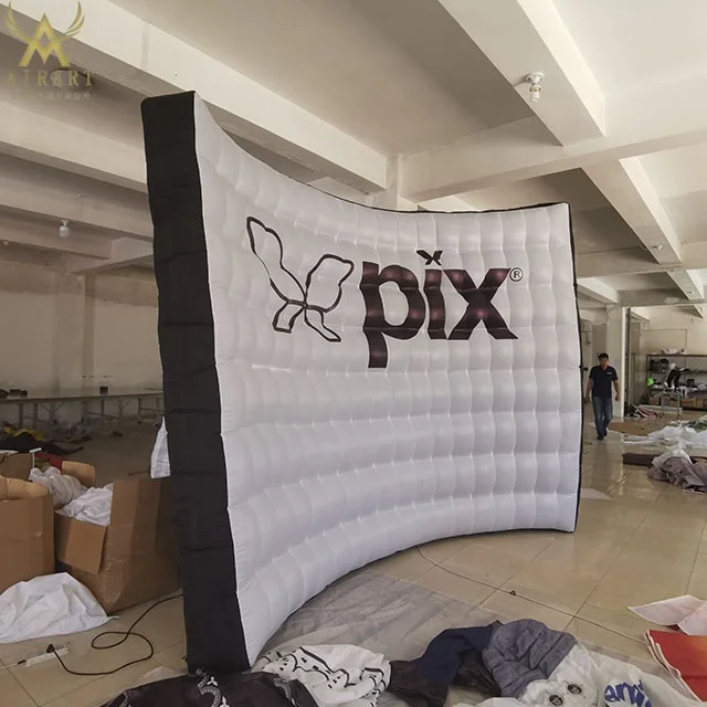 Z1 Customized Size Inflatable Wall With Led Lighting /event Used ...