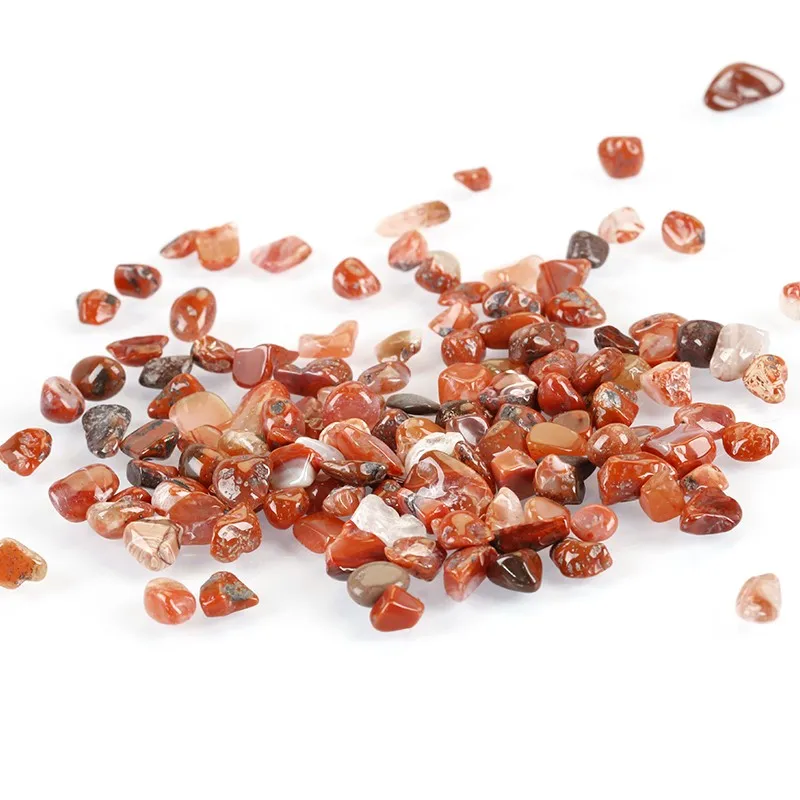 South Red Agate Natural Crushed Stone Bulk Small Tumbled Chips Crystal ...