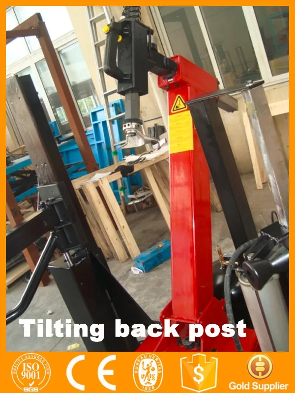 Full Automatic Tilting Post Tire Fitting Equipment For Tire Dismount ...