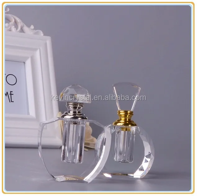 Fine Curved Crystal Perfume Bottle,Decorative Attar Bottle With 1-10ml ...