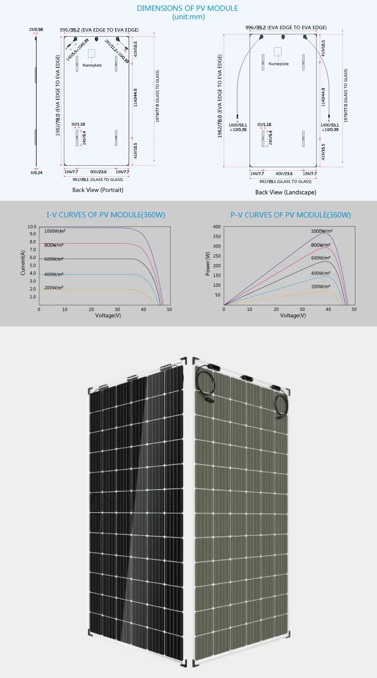 Rosen 360w Module 360w Panneau Solaire 360w Mono Panels Solar - Buy ...