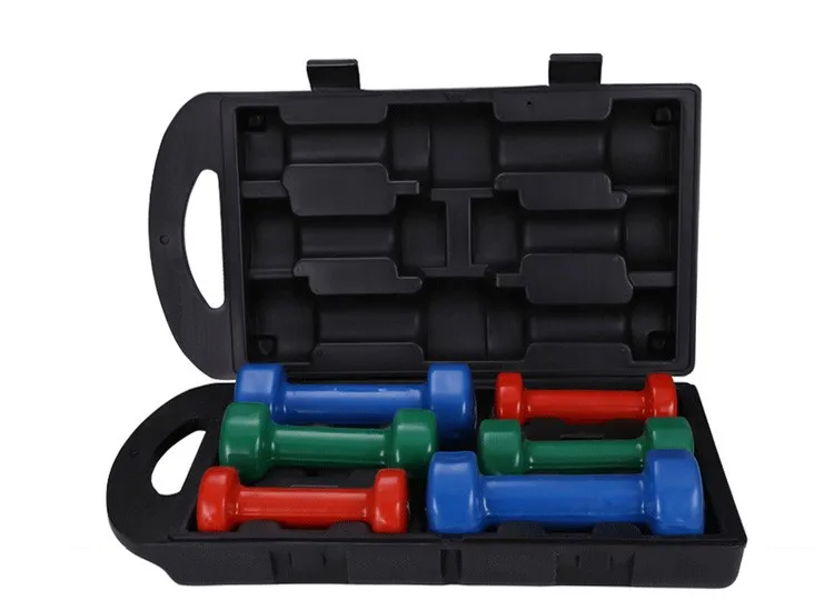 9kg 10kg Sets Vinyl Dipped Coated /neoprene Women Dumbbell Set - Buy ...