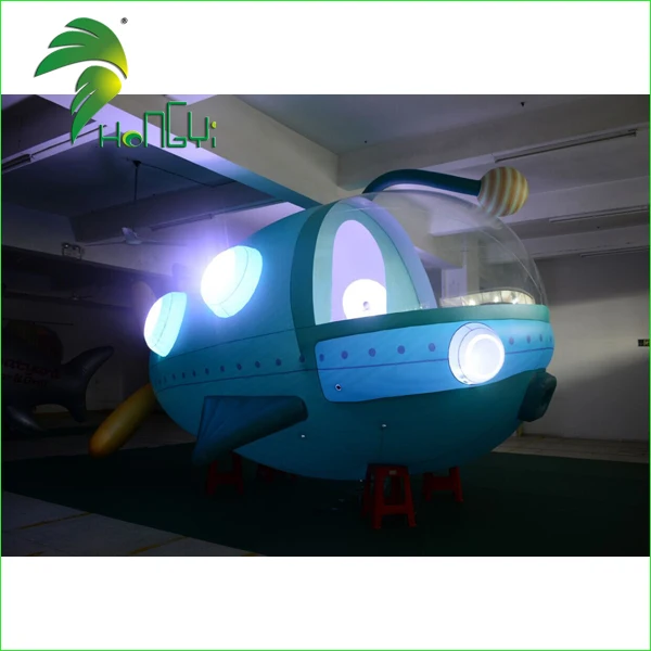 Hongyi Inflatable Rc Helium Airship With Led Lighting For Advertising ...