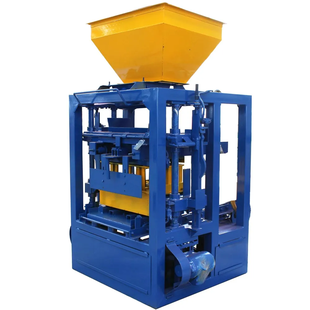 German Technology Small Brick Machine Qt 4-24 Manual Block Forming ...