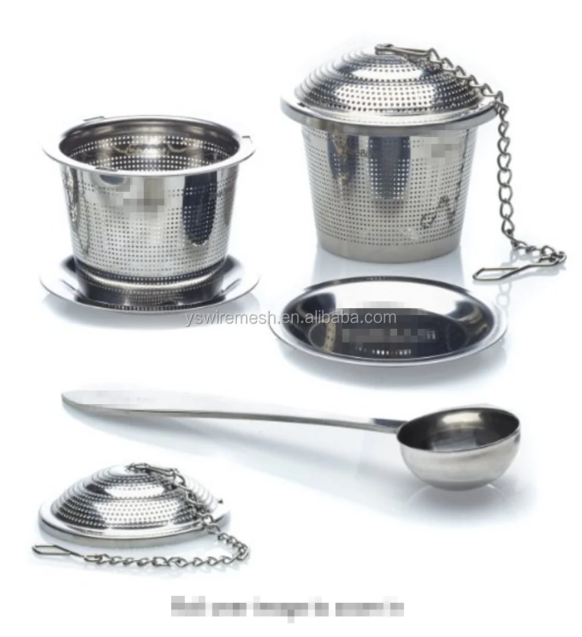304 Stainless Steel Fine Filtering Loose Leaf Tea Infuser Basket For ...