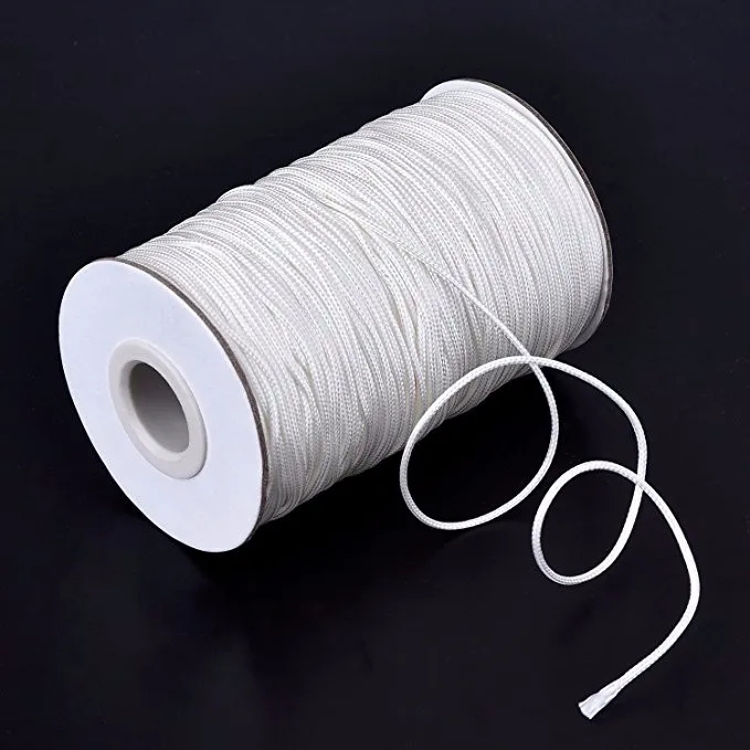 Wholesale White 2mm Round Nylon Braid Elastic Cord - Buy 2mm Nylon ...
