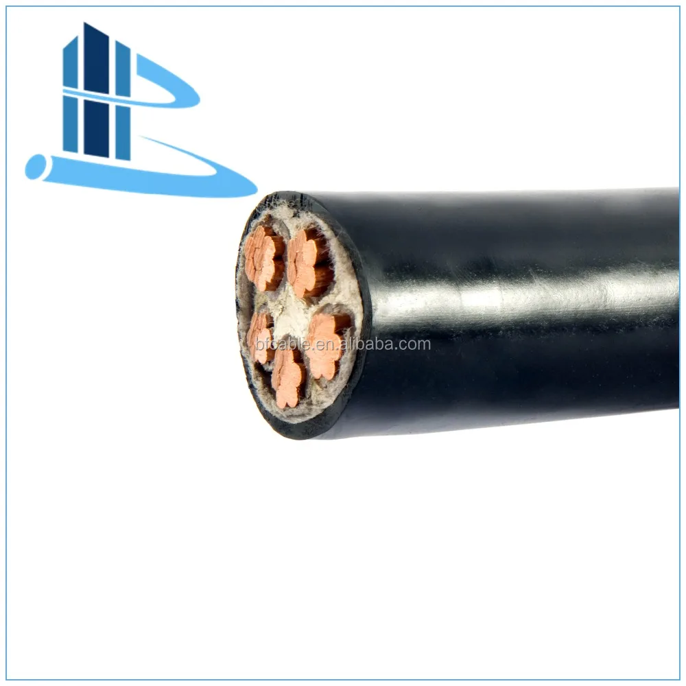 3 Phase 5 Core Cable - PVC Insulated, PE Sheathed Power Cable