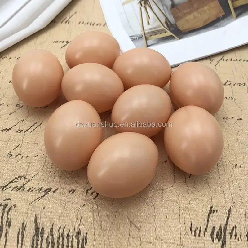 2019 Plastic Poultry Empty Chicken Egg Fake Egg use egg incubators ...