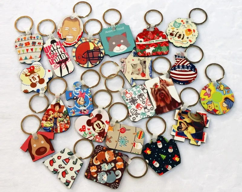 Oval Shape Mdf Sublimation Bey Blank Key Ring,Wood Key Chain - Buy Oval ...
