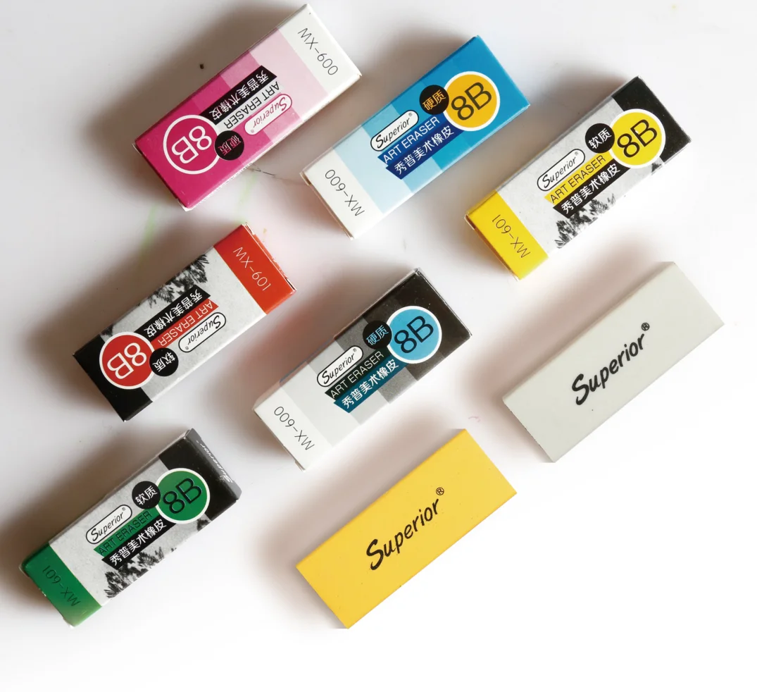 Professional Office And School 8b Square Pencil Rubber Erasers - Buy ...