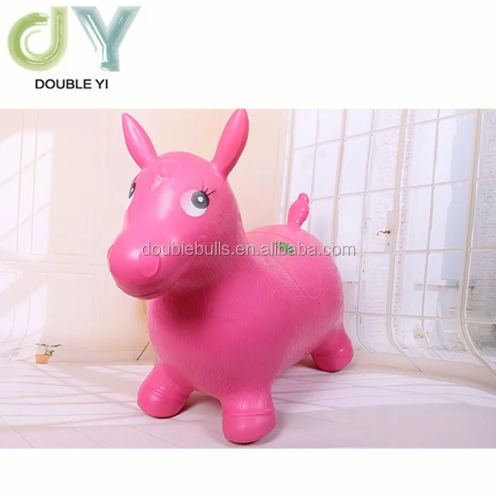 Custom Plastic Inflatable Jumping Animal / Rubber Animal Toy For Kids ...