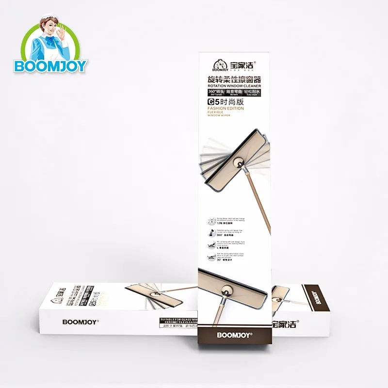 Boomjoy Telescopic Window Cleaner Flexible Window Squeegee Cleaning ...
