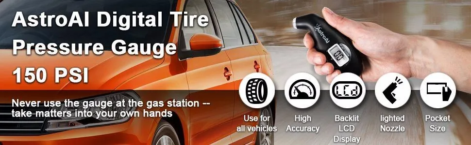 Digital Car Tyre Tire Tread Depth Tester Gauge Meter Measure Tool ...
