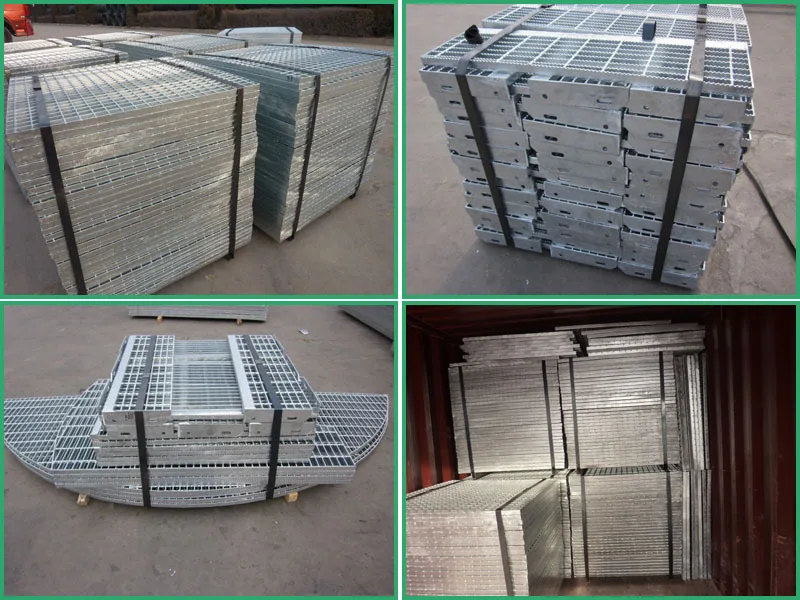 Steel Grating Steps for Stairs - Durable & Customizable
