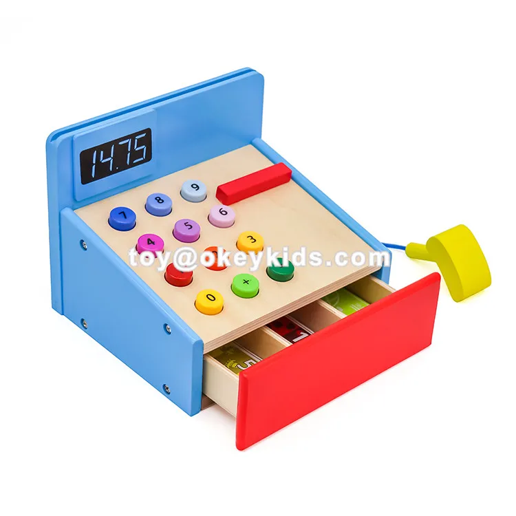 Best Design Baby Wooden Mini Toy Pos Cash Register For Pretend Play ...
