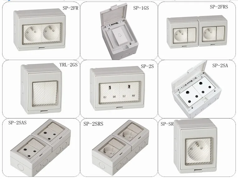 13a Two Position Switch With One English Style Socket 20a Switch Socket ...
