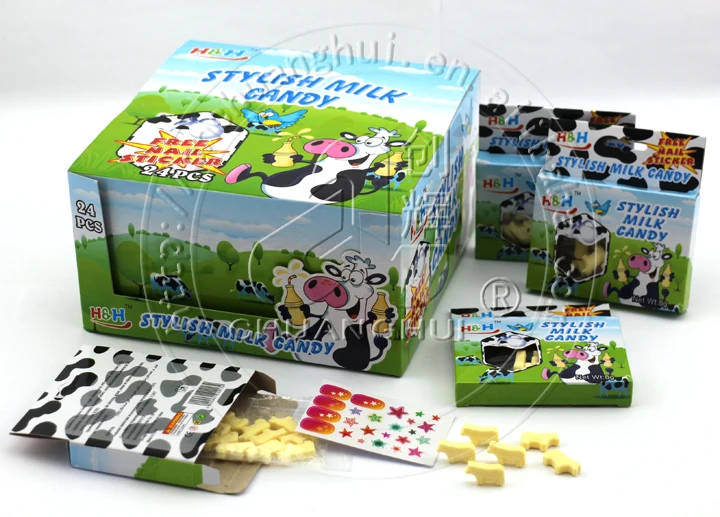 Tablet Permen Susu Kering Bentuk Sapi Dengan Stiker Kuku - Buy Susu ...