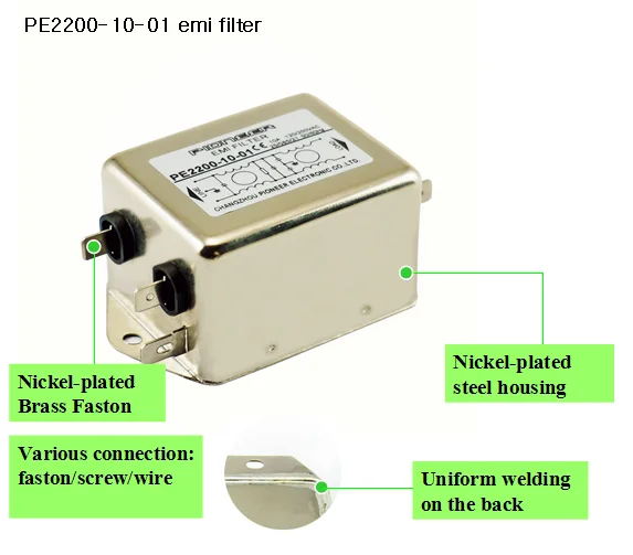 New Goods 220v 240v Single Phase Ac Emc Powerline Ac Emi Filter For ...