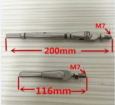 Stainless Steel Adjustable Cable Threaded Tensioner For Stair Cable ...