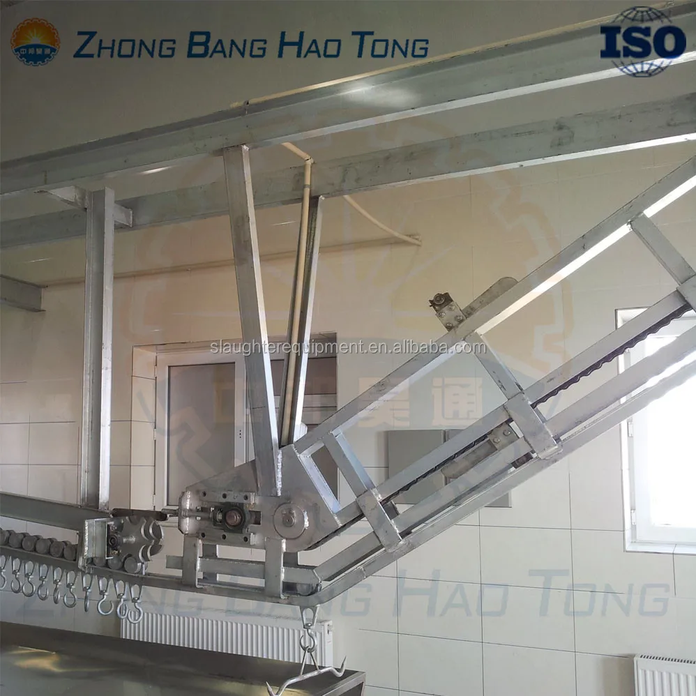 Pig Carcass Slope Type Lifting Machine For Pig Slaughterhouse - Buy Pig ...