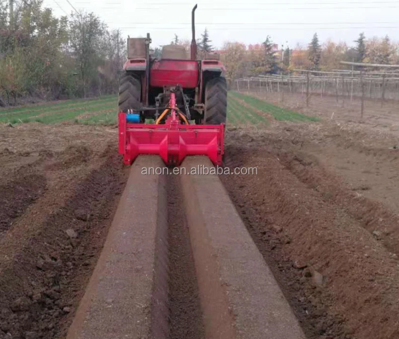 Anon Rotary Ridger Machine Soil Preparation Machine Bed Former For ...