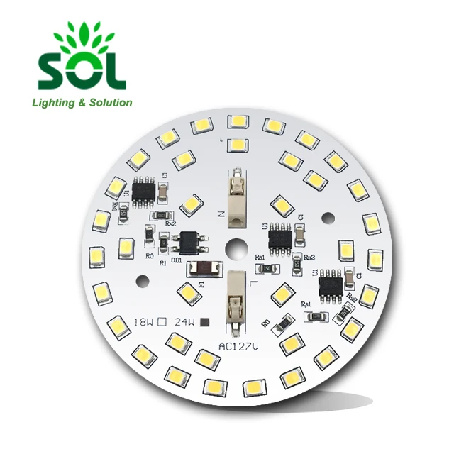 Customization Led 9w Driverless Ac Led Pcb Module For Ceiling Light ...