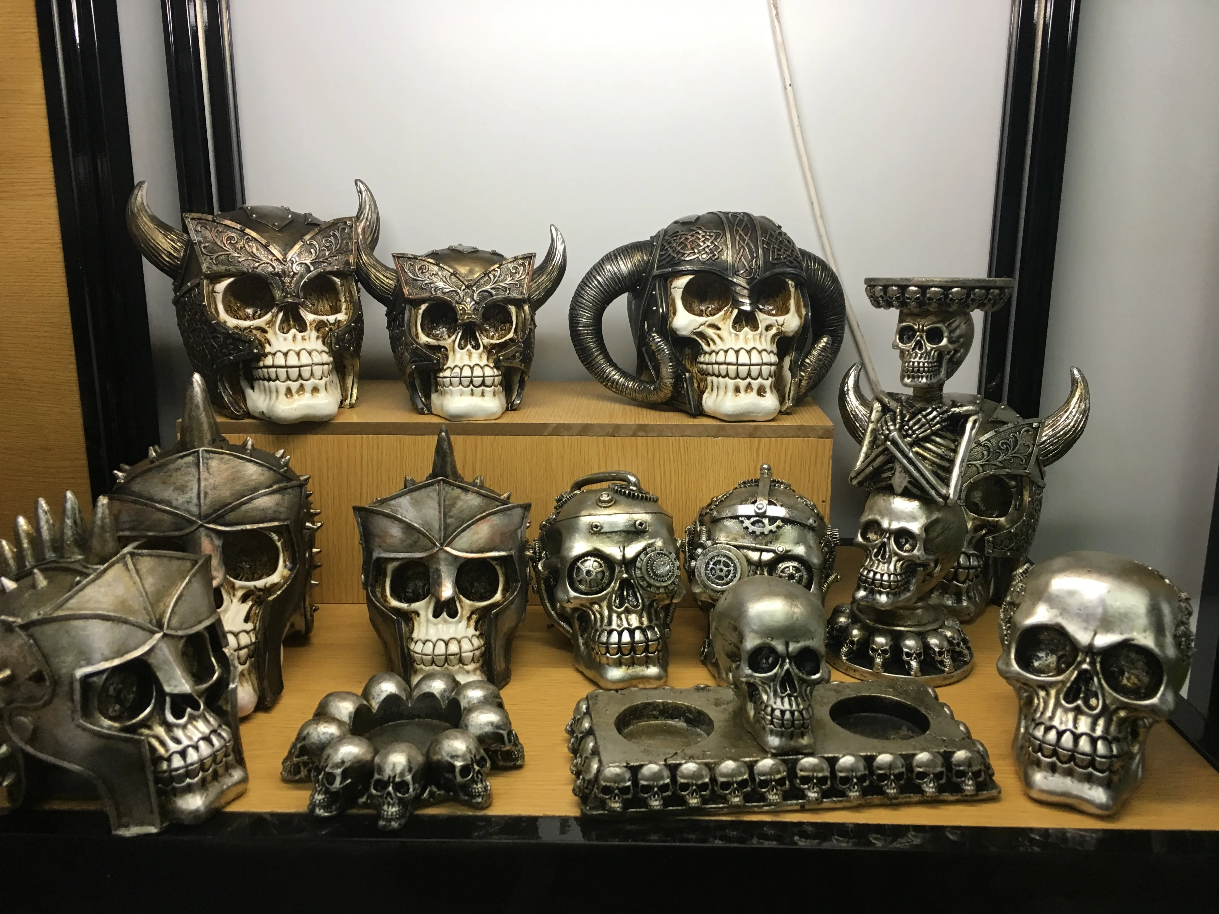 Resin Viking Head - Halloween Decor by Willken Artisans