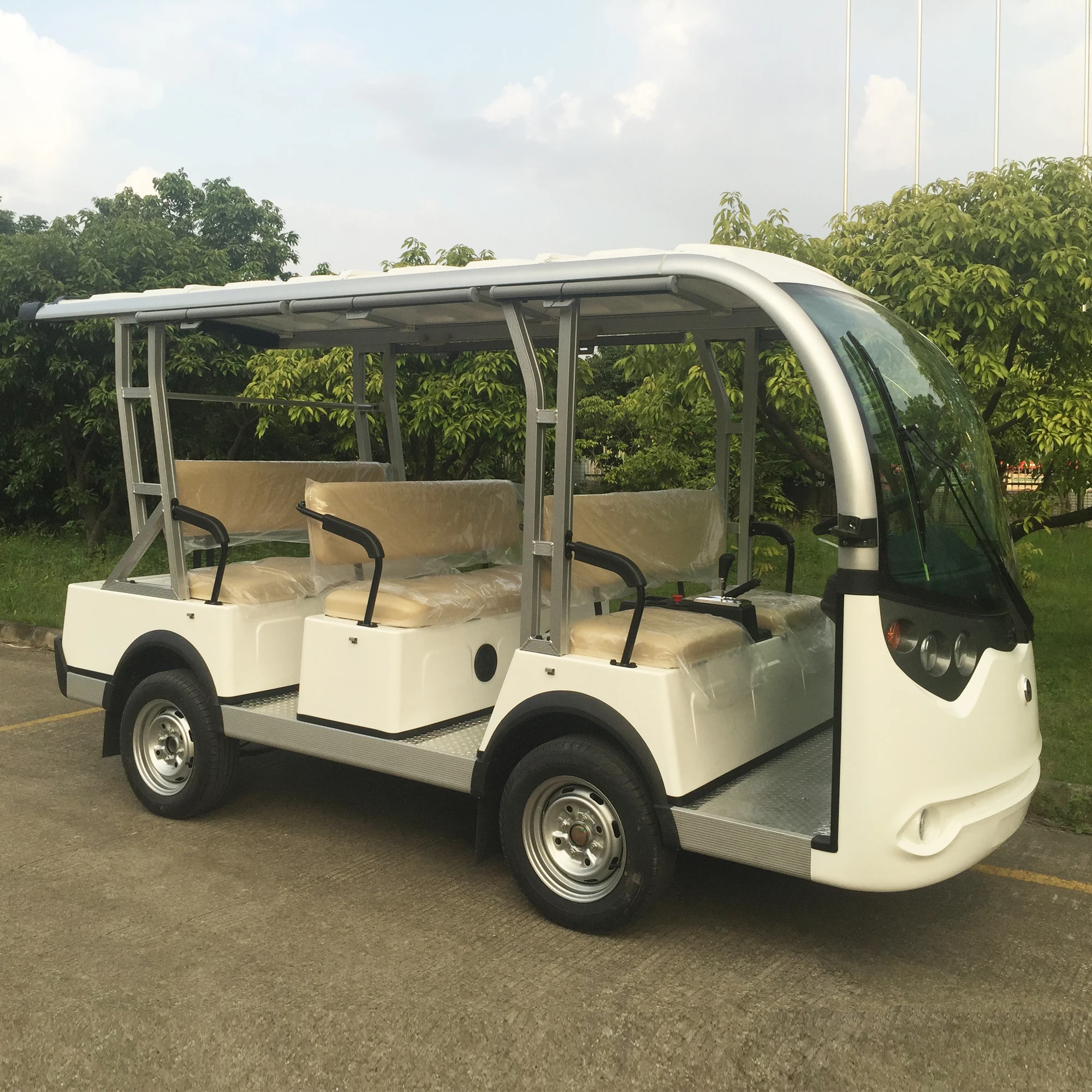 8 Seaters Electric Sightseeing Resort Car| Alibaba.com