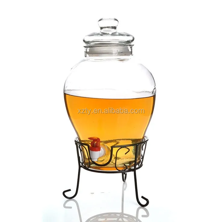 Big Large Gallon Glass Jar with Tap - Sustainable Storage