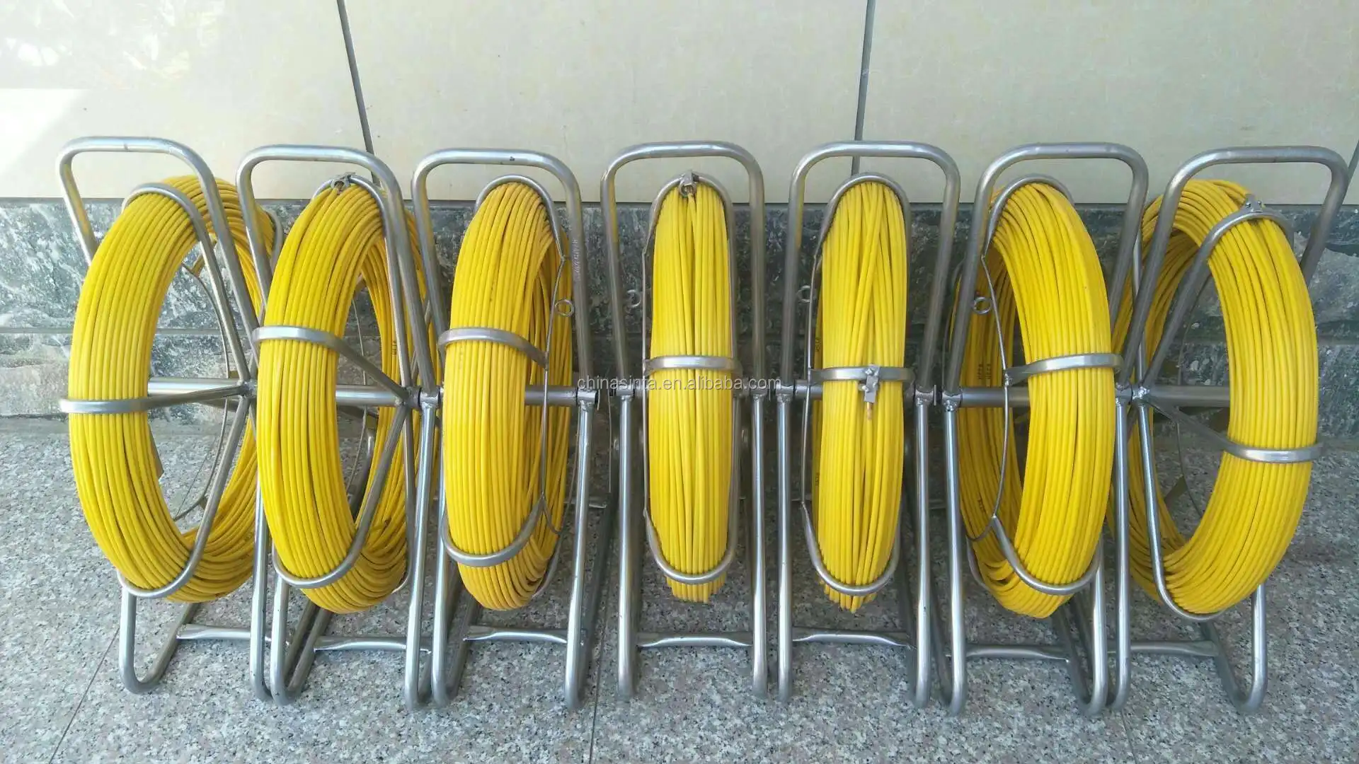 4.5mm 6mm Yellow Color Fiberglass Duct Rodder - Buy 4.5mm Duct Rodder ...