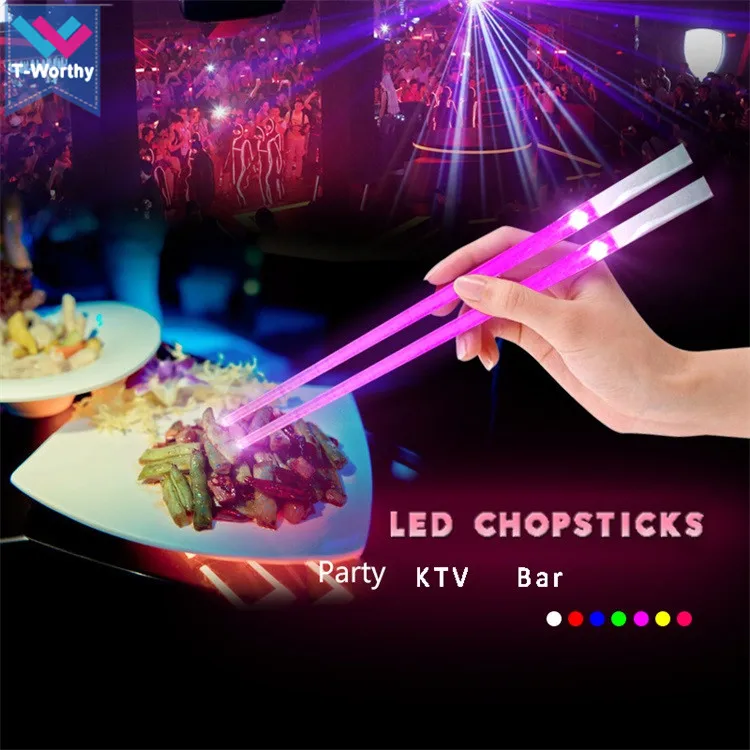 T-worthy LED Chopsticks - Fun and Sustainable Tableware