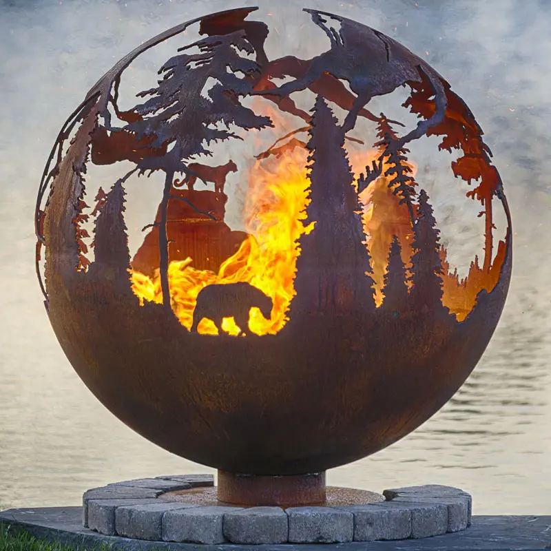 Sphere Fire Pits With Various Design For Outdoor Using - Buy Sphere ...
