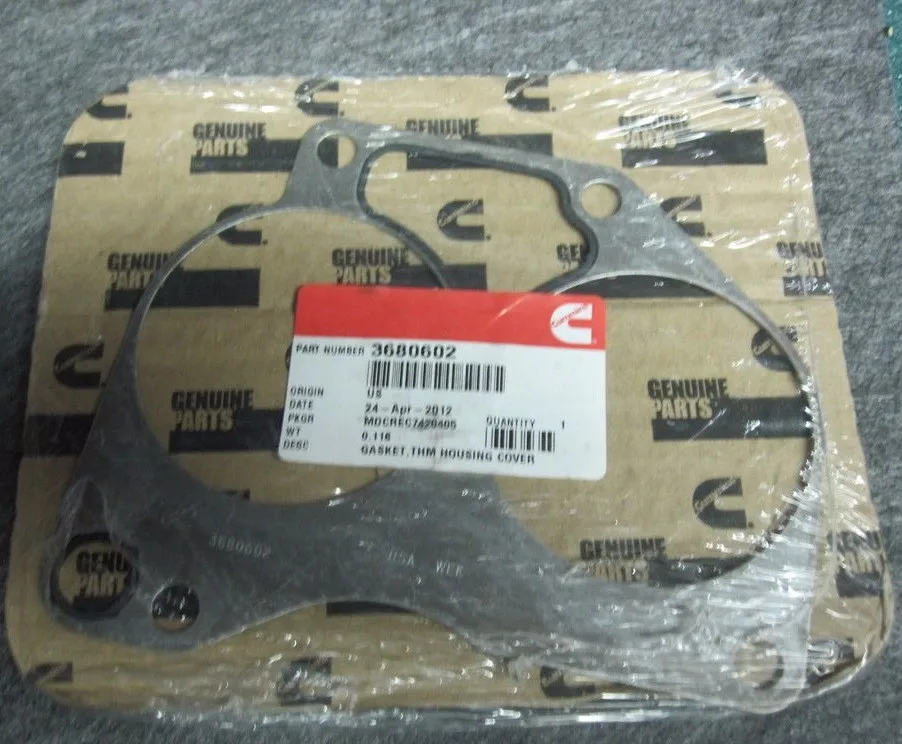 Cummins ISX QSX Engine Thermostat Housing Cover Gasket 3680602