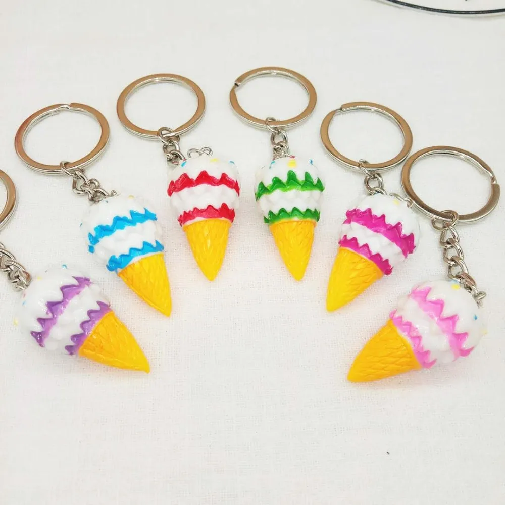 Korean Makaron Cake Keychain Beautiful Girls Bag Hanging Fashion ...